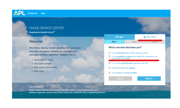 APL - How to Register Online as an HR/Administrator